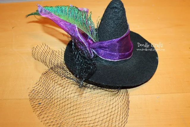 Halloween Mini Witch Hat Headband!