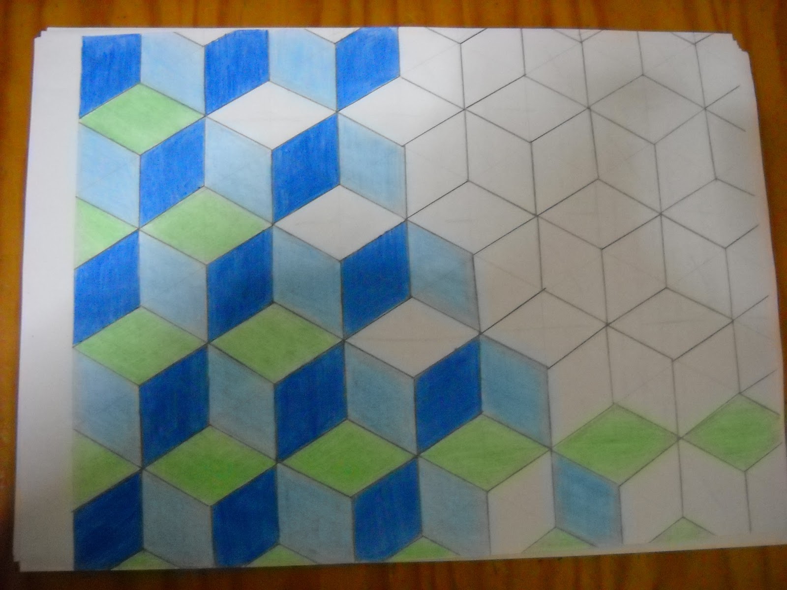 Mi blog de plástica: Cuarto día-redes modulares