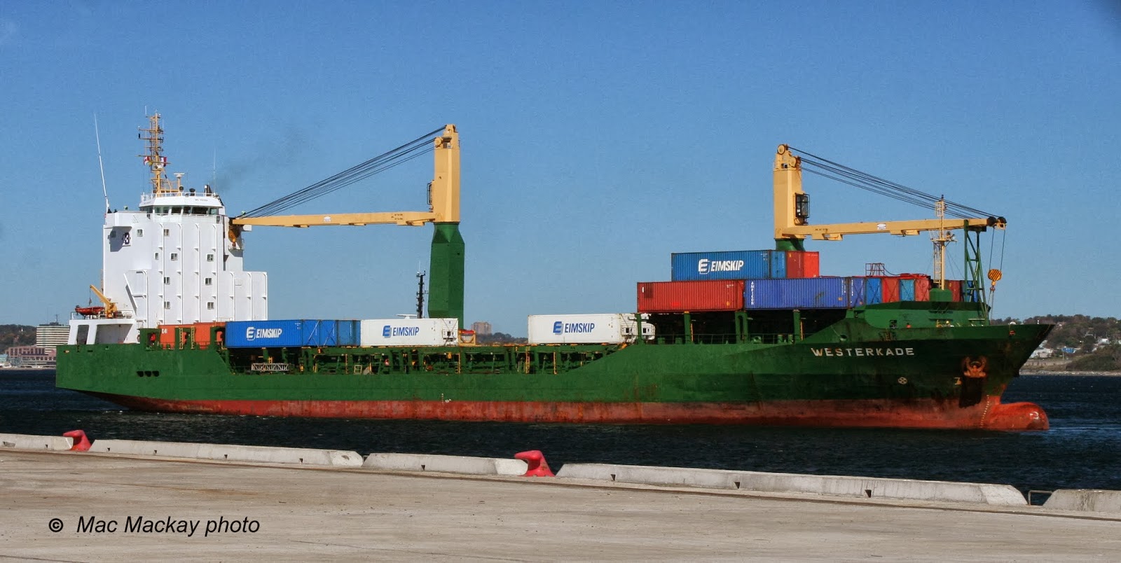 Shipfax: Westerkade for Eimskip