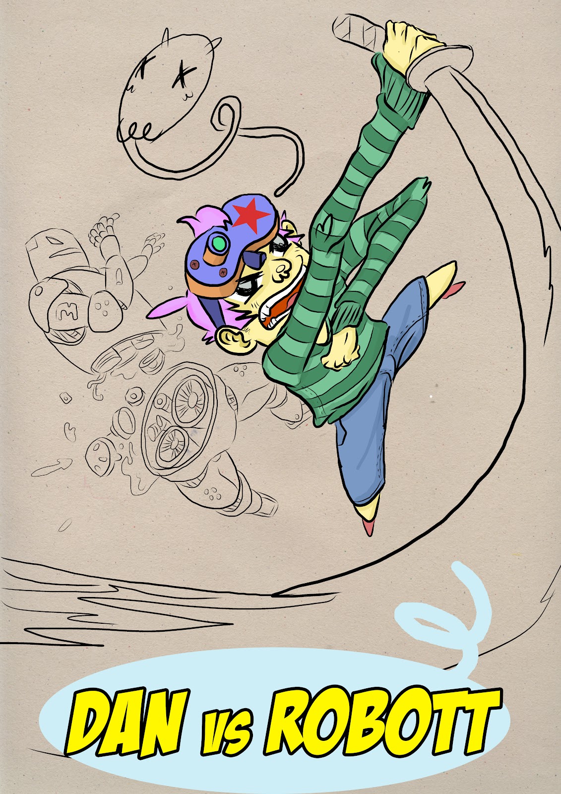 dirtiehand: dan vs robott