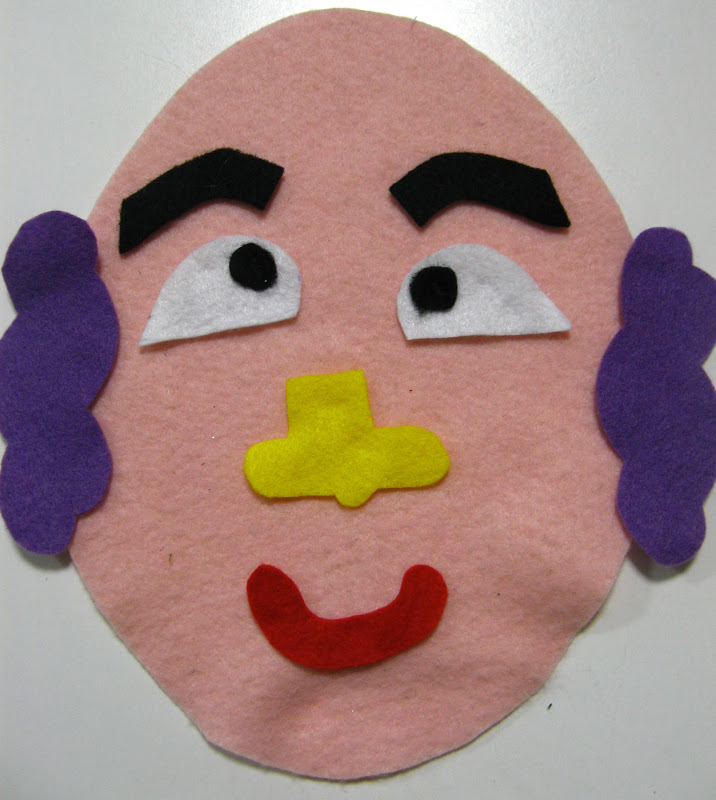 Plum Jam : Felt Faces For Busy Bags