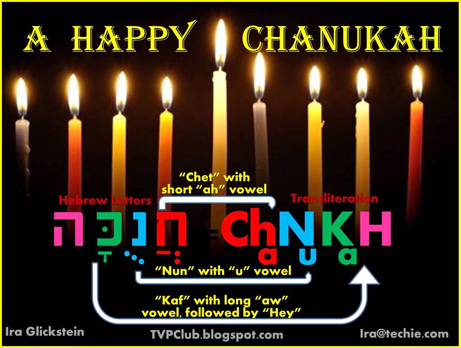 The Virtual Philosophy Club: Happy Chanukah (and why I transliterate ...