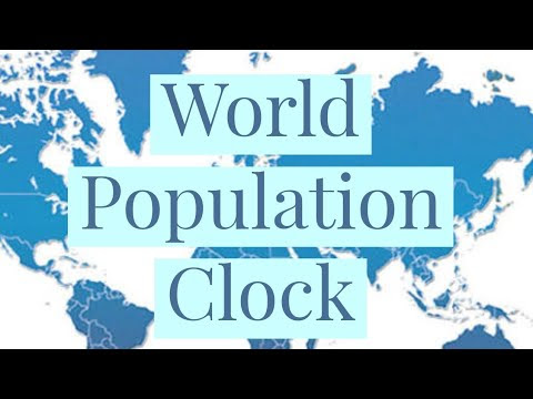 Live World population clock 2021