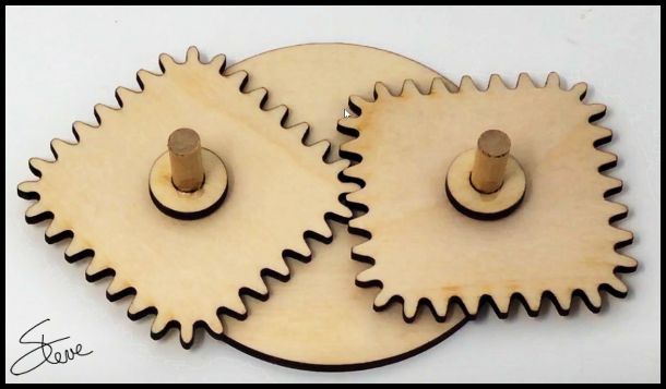 Scrollsaw Workshop: Square Gear Time Waster Scroll Saw Pattern.