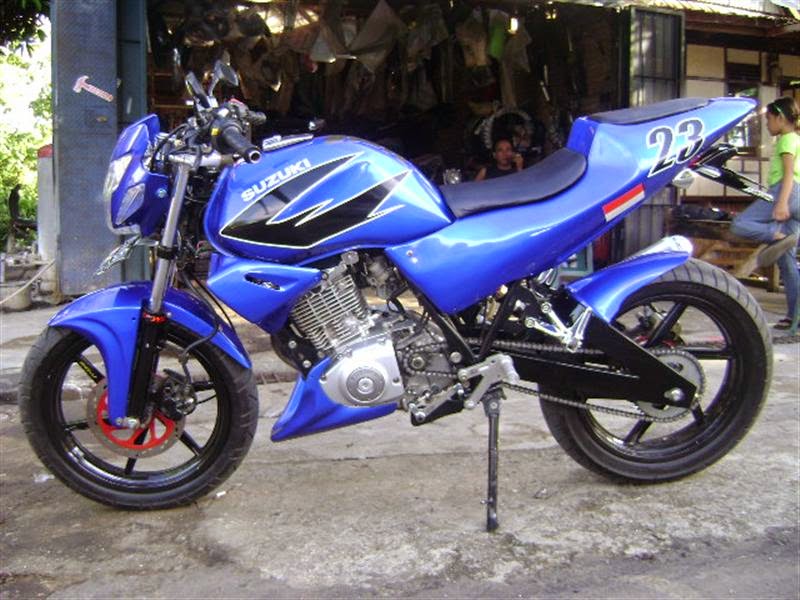 Kumpulan Modifikasi Motor Suzuki Thunder 125 Keren Terbaru - Otomotiva