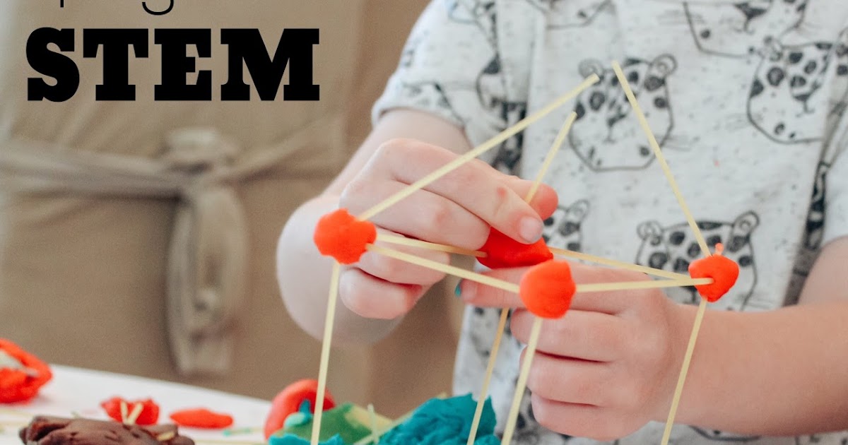 Spaghetti STEM | Stay at Home Activity Mom