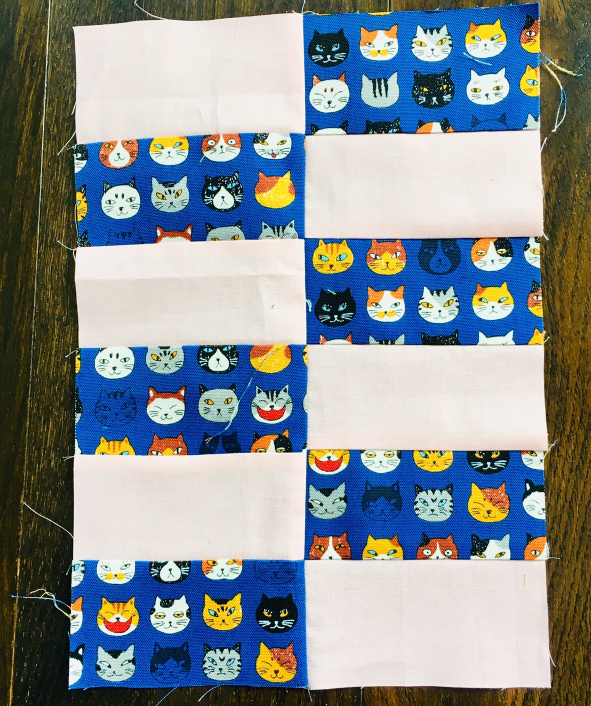 klein meisje quilts: stacked bricks