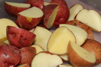 Deep South Dish: Open Roasted Red Potatoes with Herbs