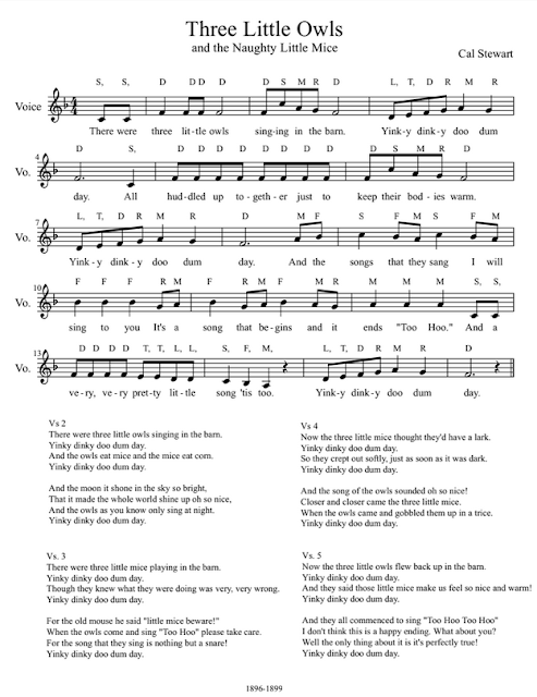 (New) Folk song - Three Little Owls