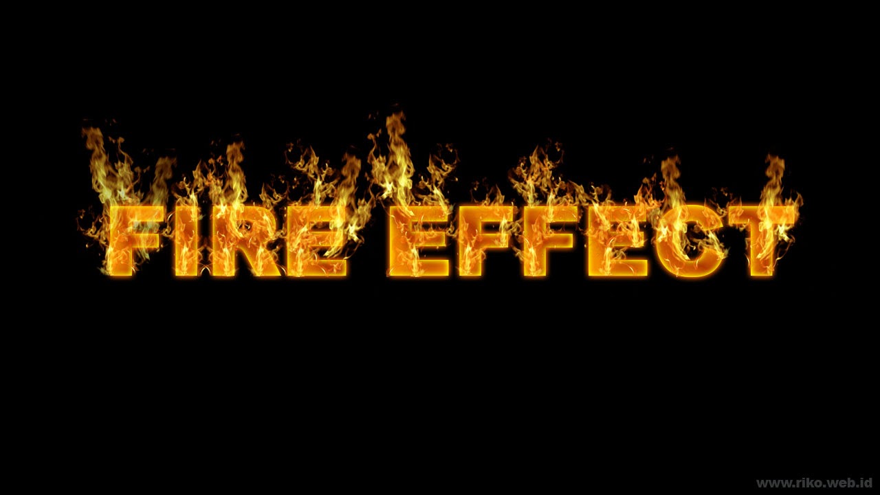 Text Efect Api dengan menggunakan editor Photoshop ~ WAHANA BELAJAR DAN ...