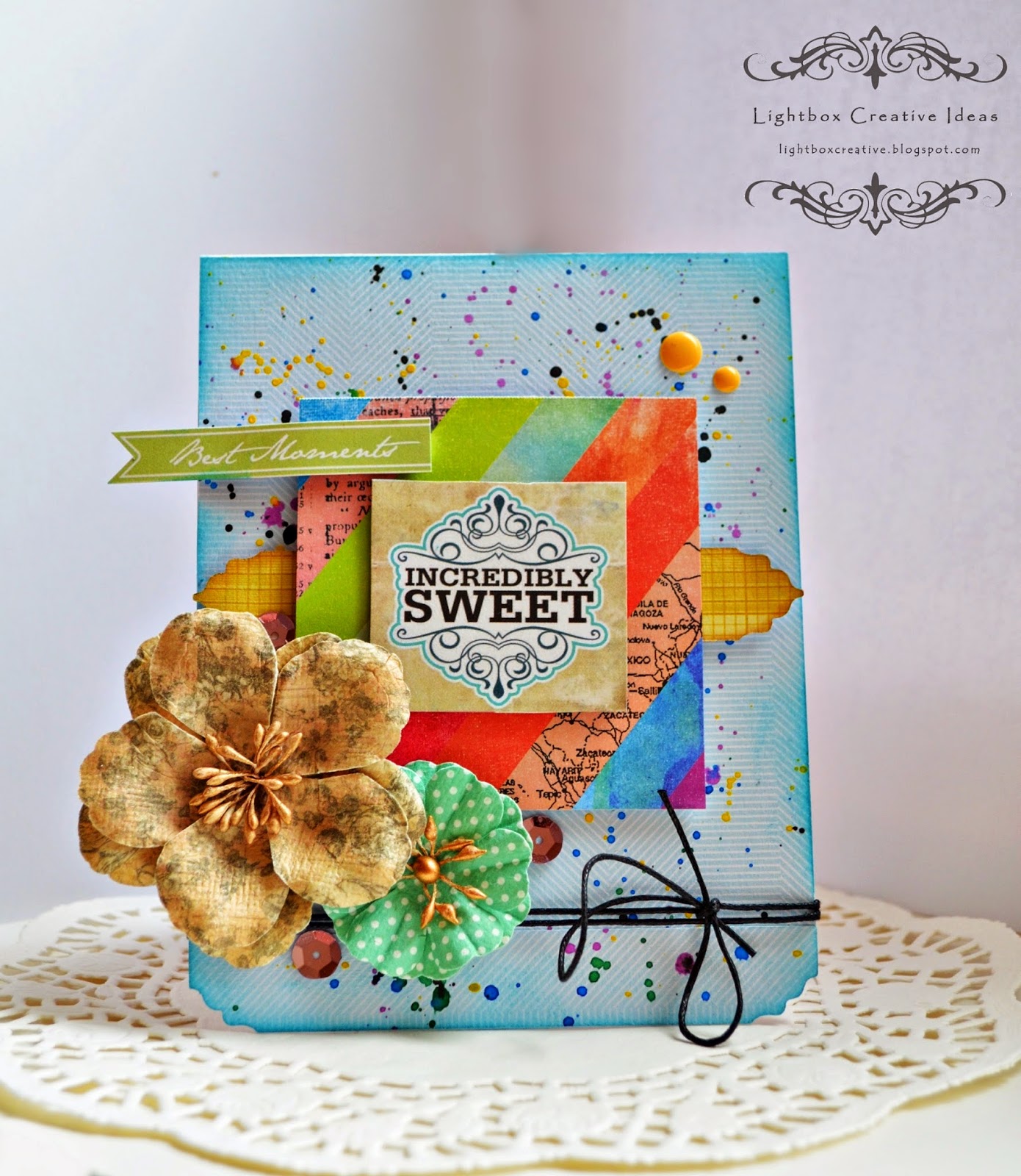 Lightbox creative Ideas: Rainbow card - PPS design team