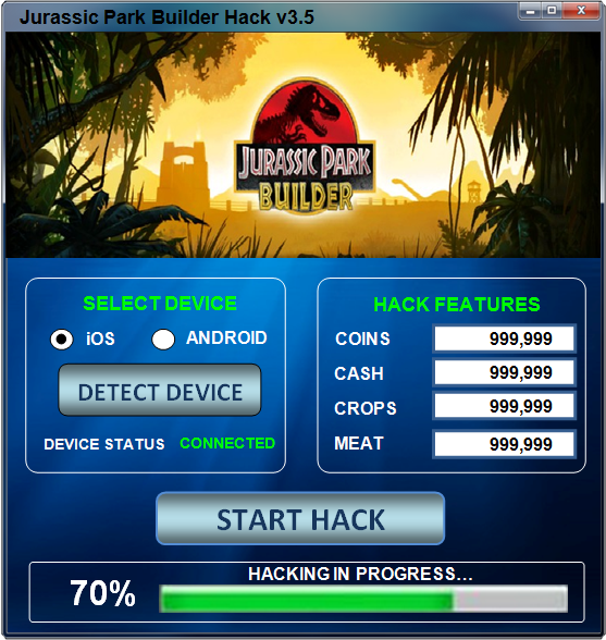 Jurassic Park Builder Hack Cheat Crack Téléchargement Gratuit Coins ...