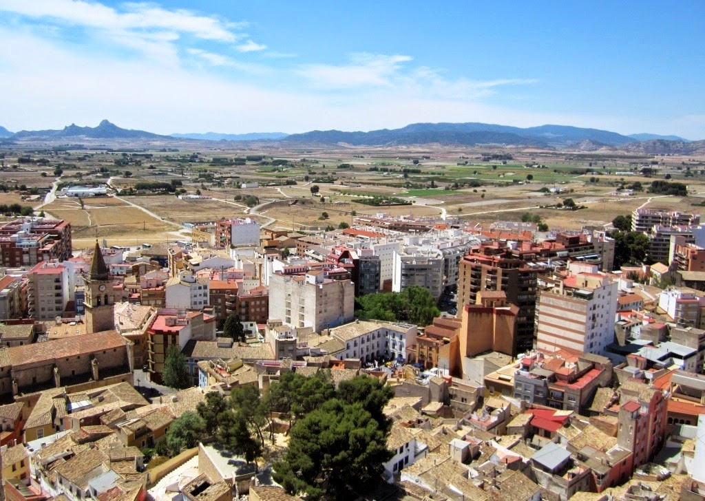 El Eslabón Villena: VISTAS DE VILLENA DESDE EL CASTILLO DE LA ATALAYA ...