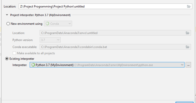 FatherOfMachines: Setup PyCharm Anaconda