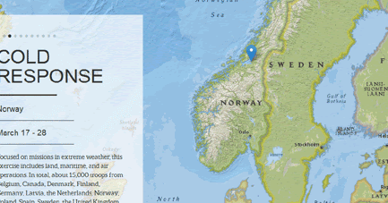 Mapping Nato Armed Forces Exercises - Original Global Map