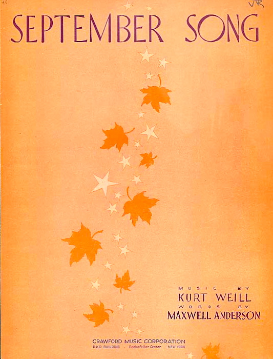 A Modernist: September Song (1938)