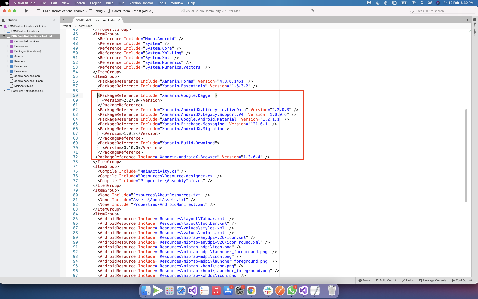 Firebase Push Notification In Xamarin Forms Android