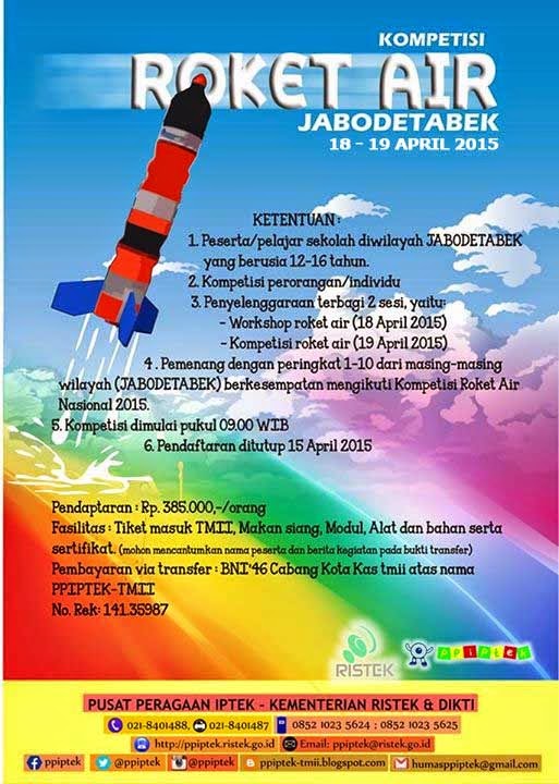 Jadilah Juara Kompetesi Roket Air Regional Jabodetabek 2015 - Pusat ...
