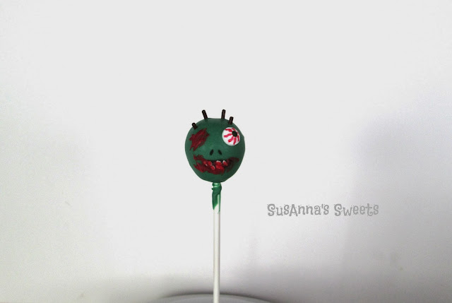 SusAnna's Sweets: Step by Step Zombie Cake Pop
