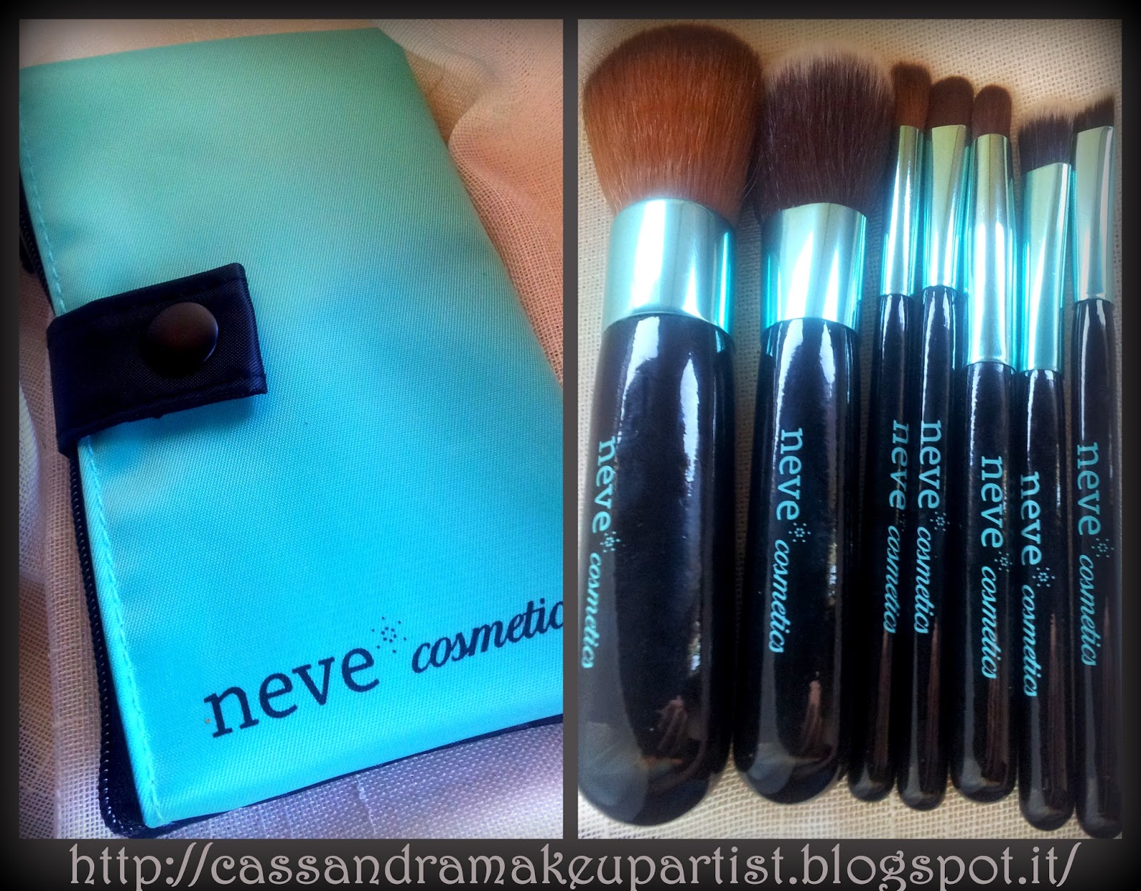 Cassandra Make Up Artist: NEVE COSMETICS - Set Pennelli AQUA