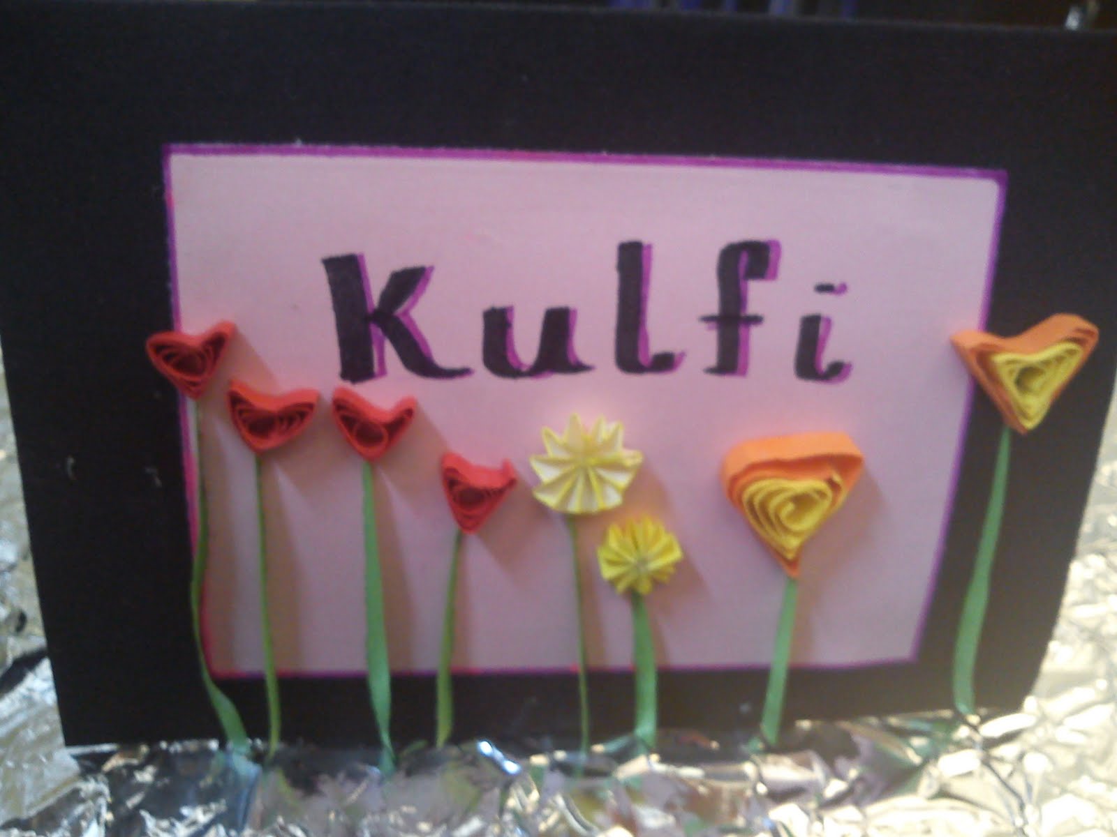 Thrilling Quilling: Food Labels Dessert