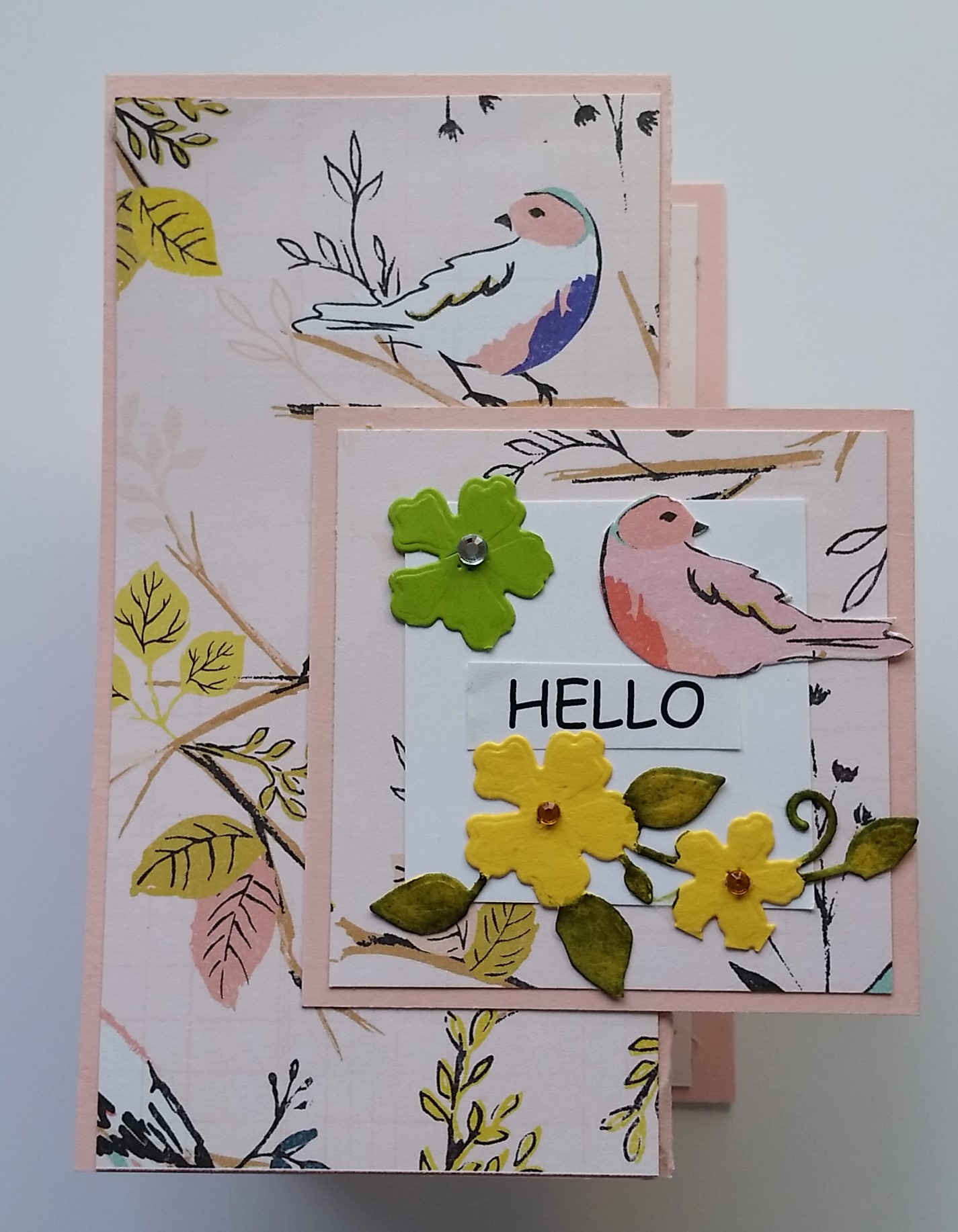 White Points: Triple Z Fold Cards