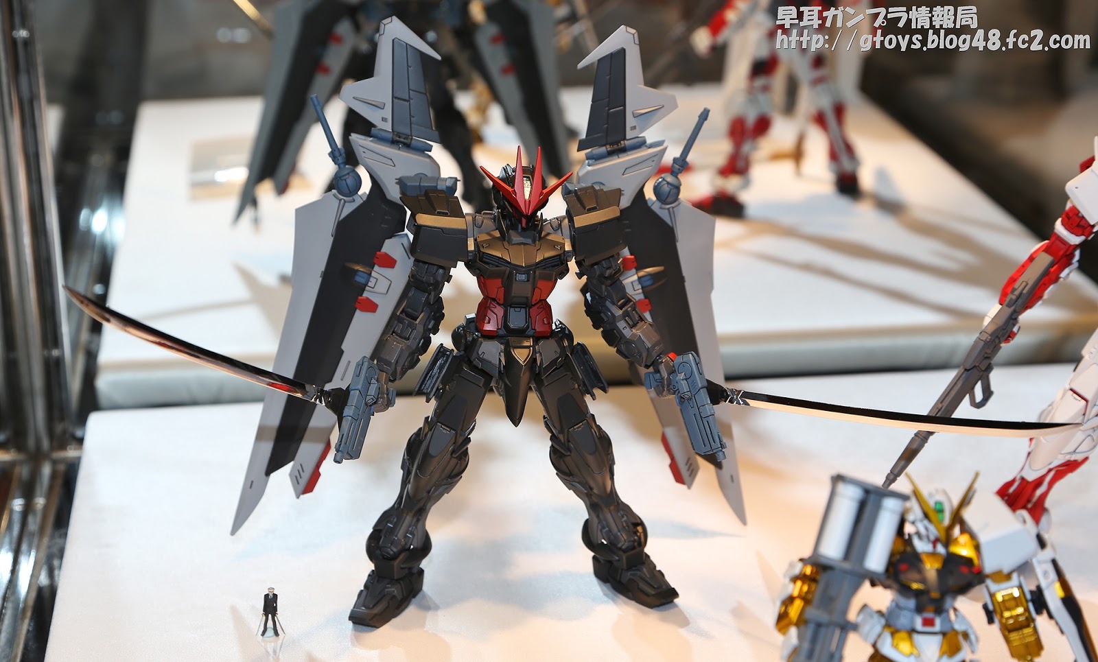 GUNDAM GUY: MG 1/100 Astray Noir - On Display @ C3 x Hobby 2013 (Japan ...
