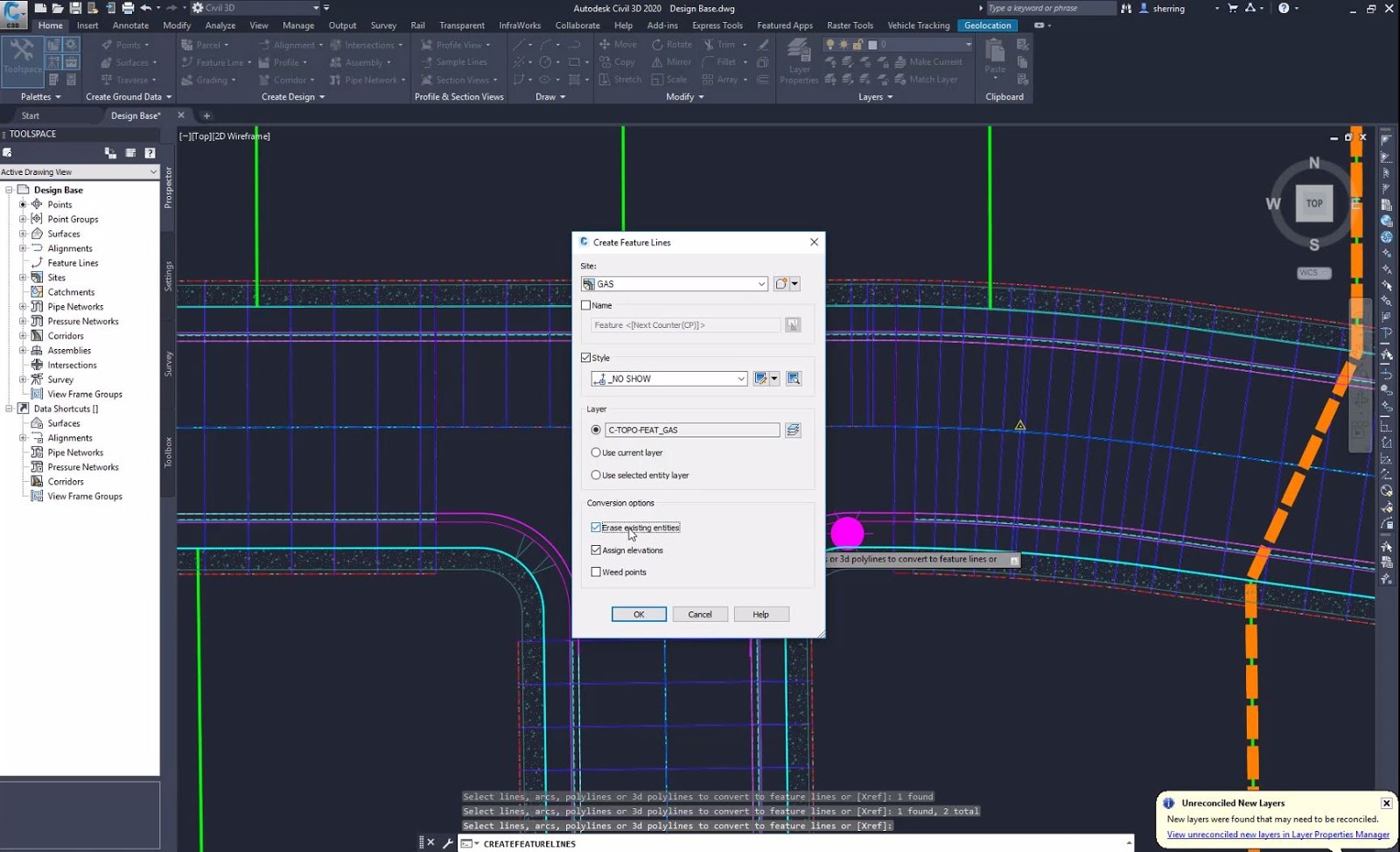 8 Easy Steps on how to use Feature Lines to Design a Curb Return in a ...