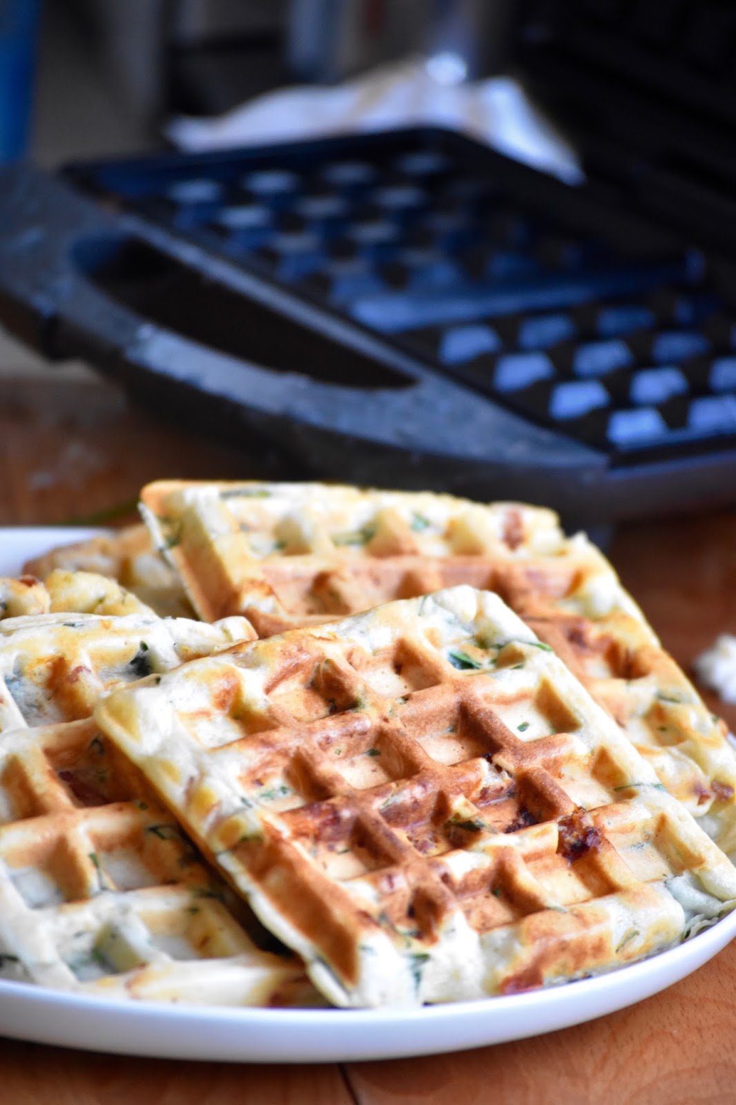 Mirjanina Kuhinja: Vafli (Waffles )sa spinatom i kobasicom