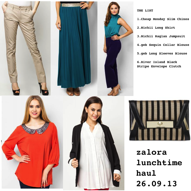 the inner workings of a frivolous mind: my lunchtime activity - zalora ...