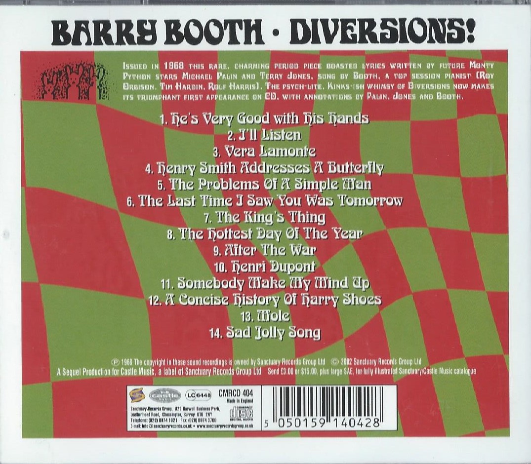 Quiet Days: Diversions! by Barry Booth.