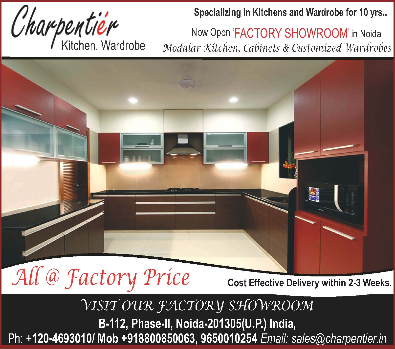 SHIVANI: Kitchen Design & Pamphlet Design (3DS Max w VRAY) (Corel Draw)