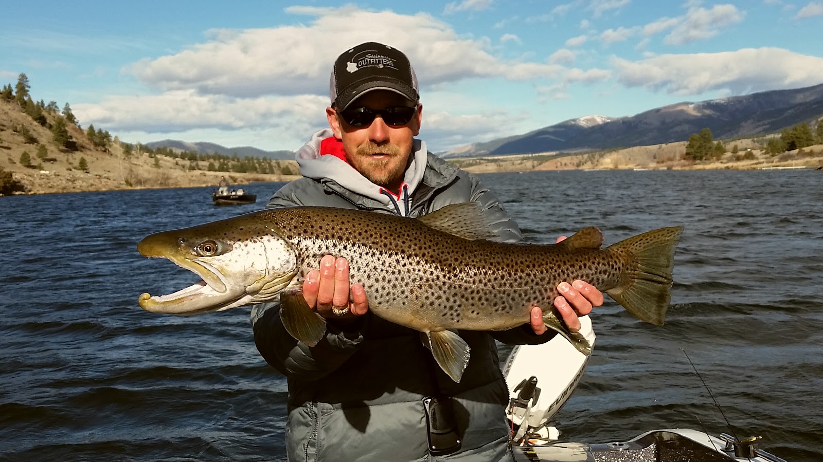 Always travel with fishing gear: Thirty-inch brown