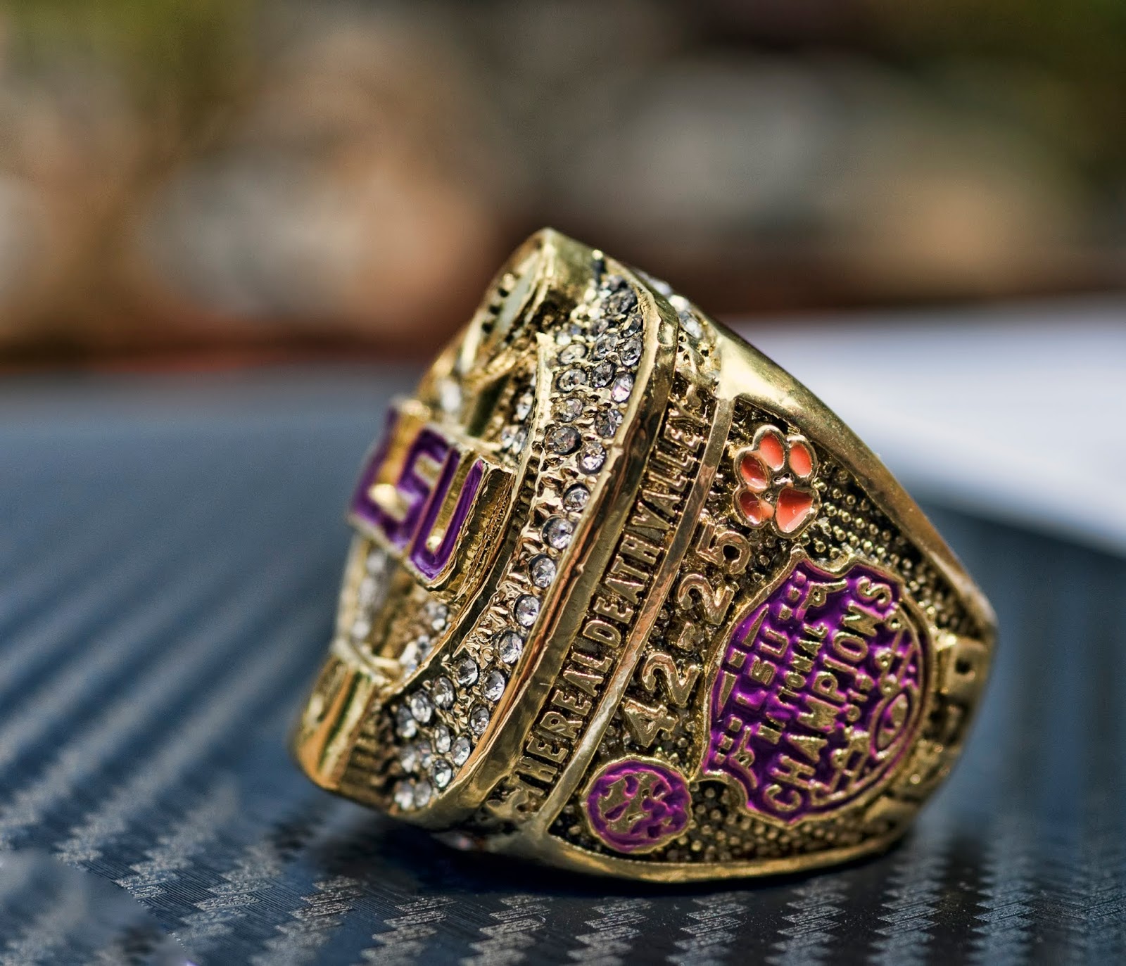 Phi Slamma Camera: LSU 2019 College Football Championship Ring (sorta)