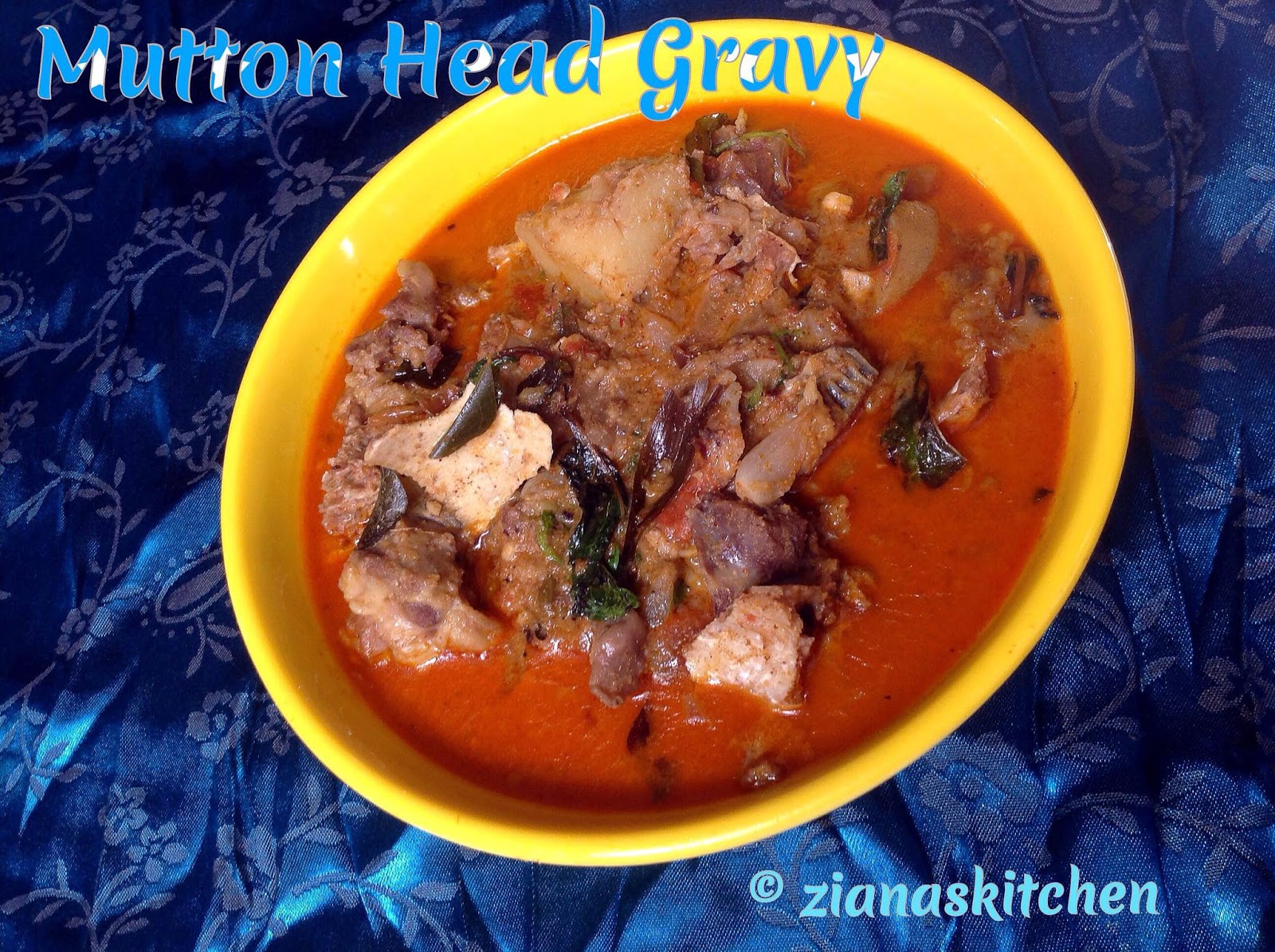 ZianasFoodArchive: Mutton Head Gravy