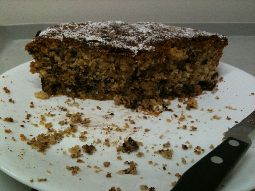 Sia's Cooking Blog: Chocolate Nut Cake Recipe from Scratch