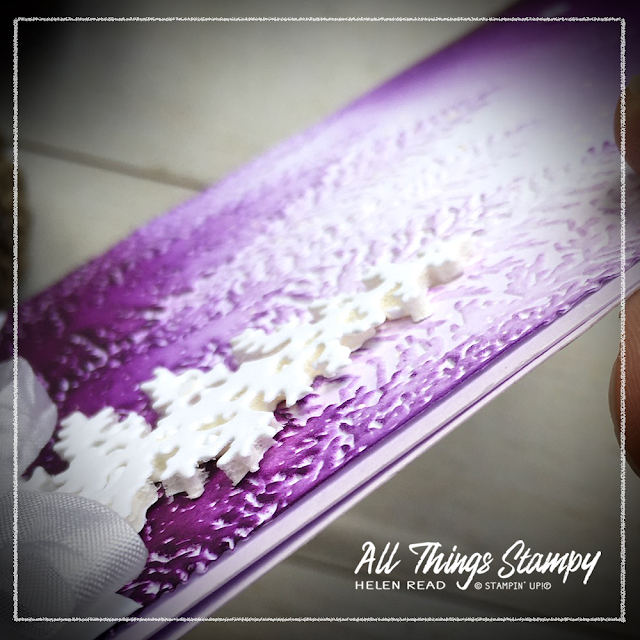 All Things Stampy: Sponged trees with the Evergreen Forest 3D Embossing ...