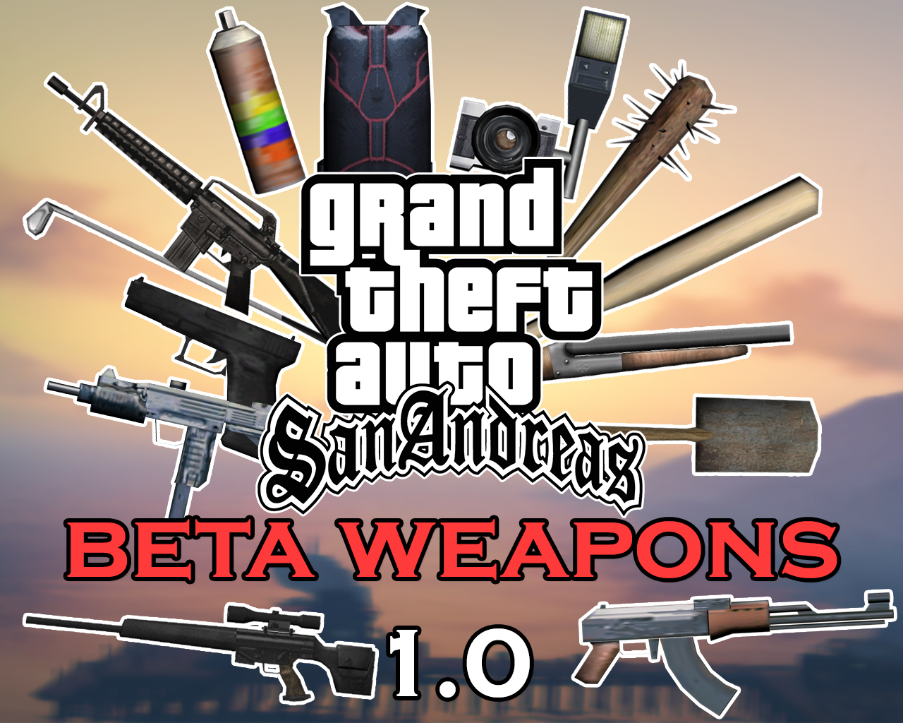 Armas da versão Beta - MixMods - Mods para GTA SA e outros