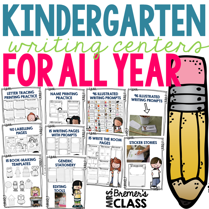 Kindergarten Writing Center Activities and Ideas- Perfect for Daily 5 ...
