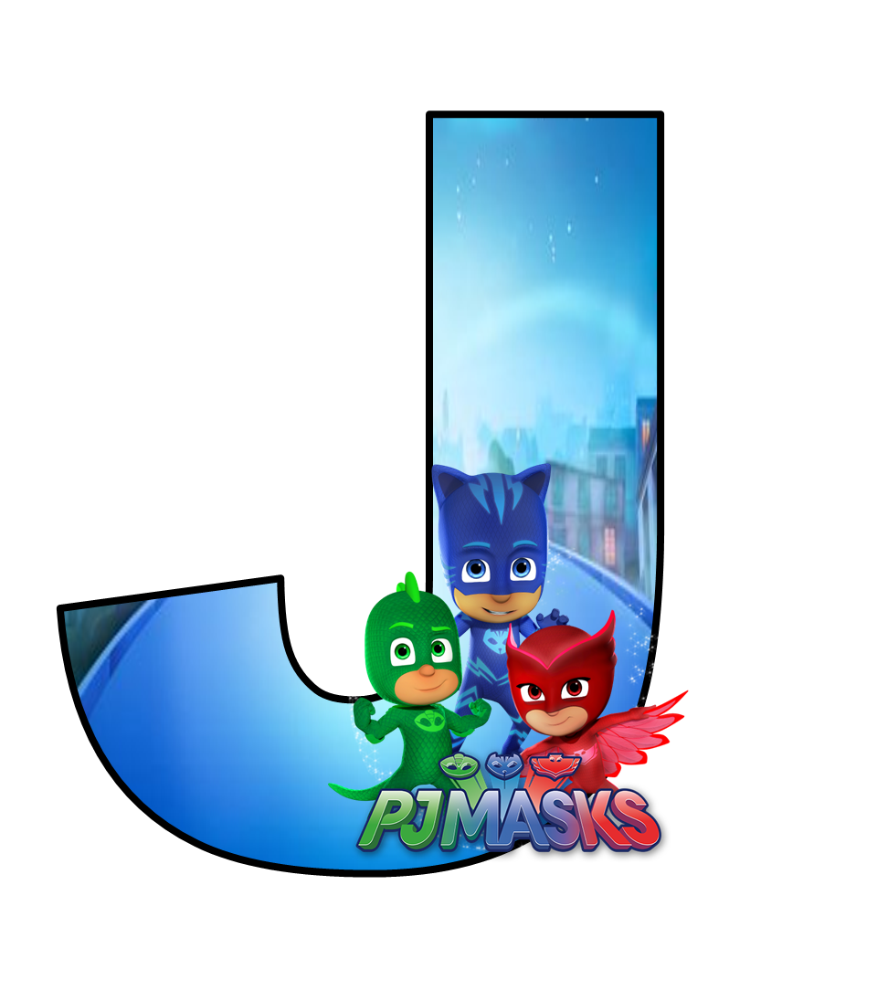 Kits imprimibles gratis : Alfabeto PJ Masks