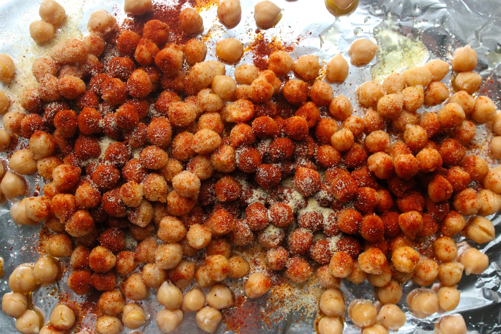 Carey On Lovely: Spicy Toasted Chickpeas