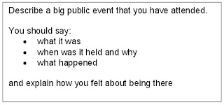 English Teaching: IELTS Speaking Sample