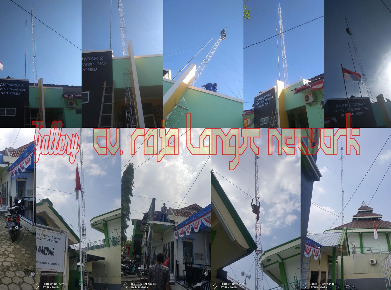 PEMASANGAN TOWER TRIANGLE SITE PUSKESMAS KARANGANYAR 2 DAN PEKERJAAN ...
