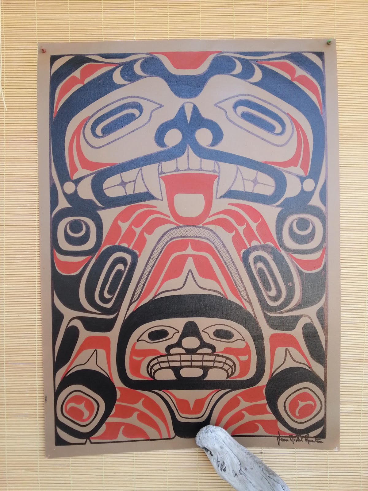 Tatouage polynesien et nordique: haida painting and drawing