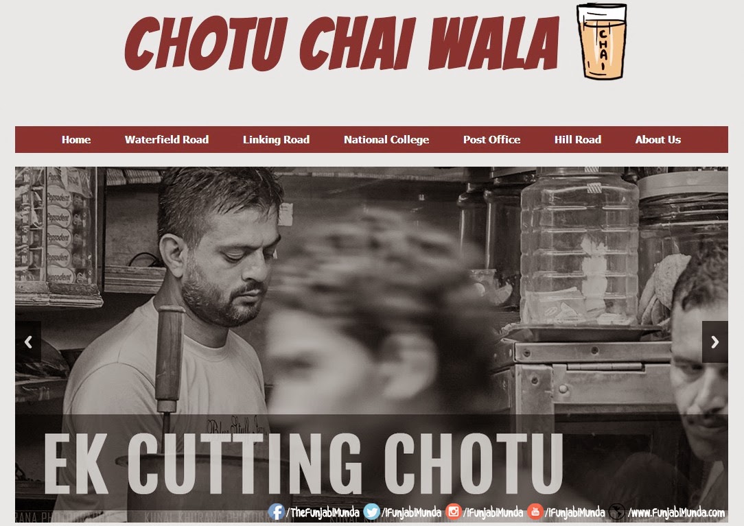 Chotu Chai Wala - Bombay’s Cutting Chai Online! - fuNJABi MuNDA