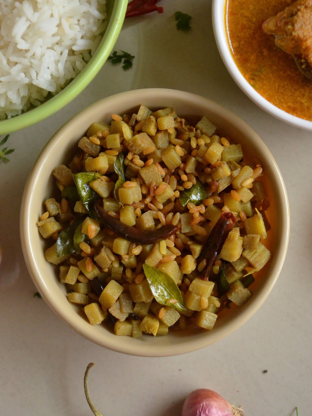 Indulge...: Vazhapindi Upperi | Unnipindi Mezhukkupuratti | Banana Stem ...