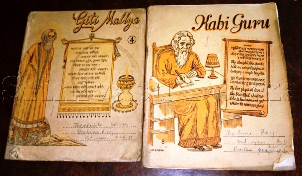 Heritage of India: Rabindranath Tagore art drawings printed 2 vintage ...