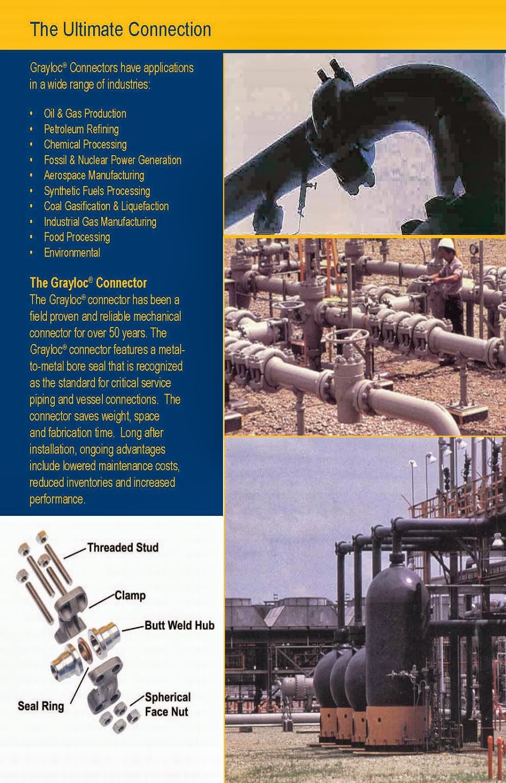 Grayloc Connector ~ Oil and Gas Book Reference