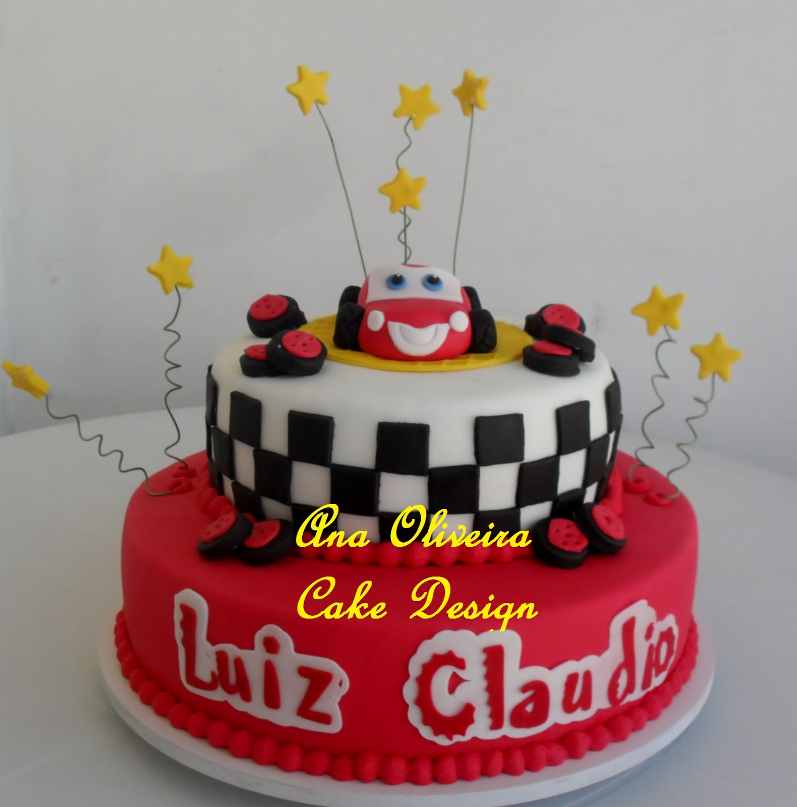 Bolos Decorados Artísticos Rio de Janeiro: Bolo Carros