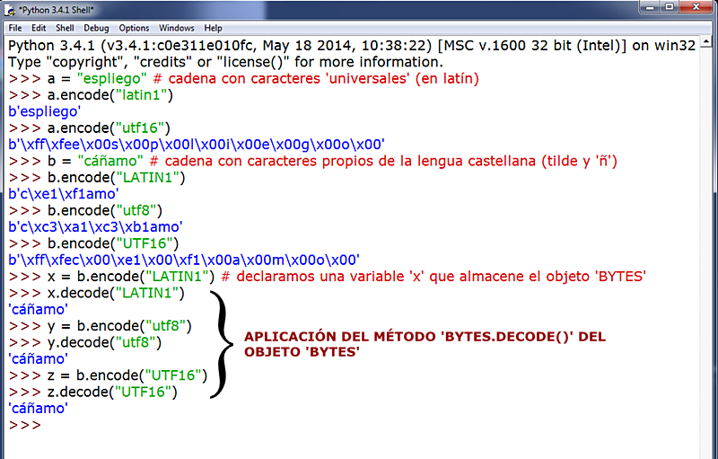 APRENDER A PROGRAMAR CON PYTHON: T2. CODIFICACIONES DE CARÁCTER. LA ...